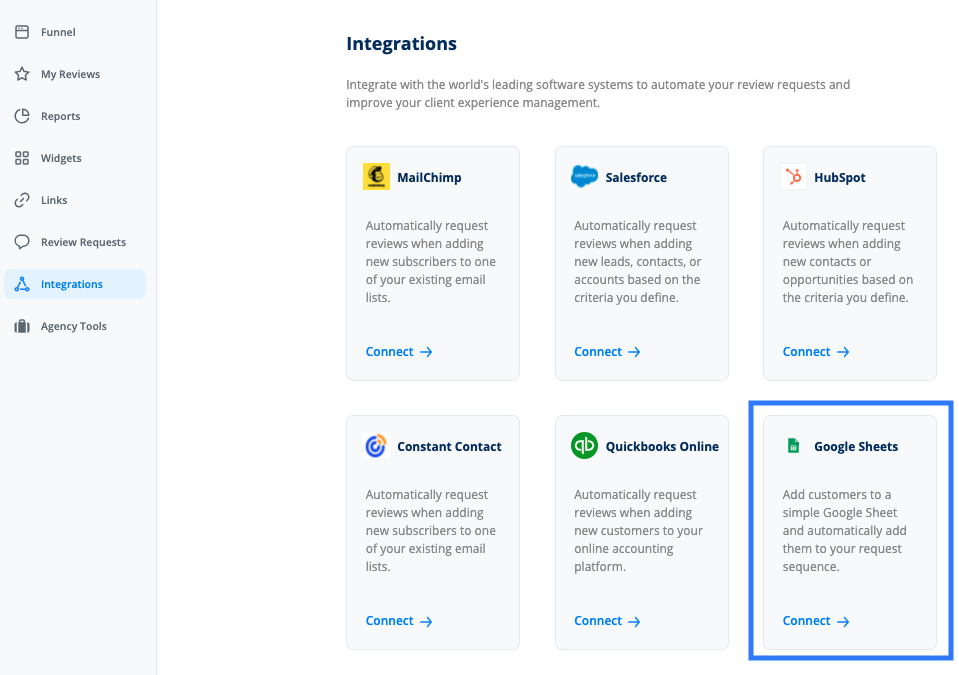 Automate Review Requests with a Google Sheet Integration